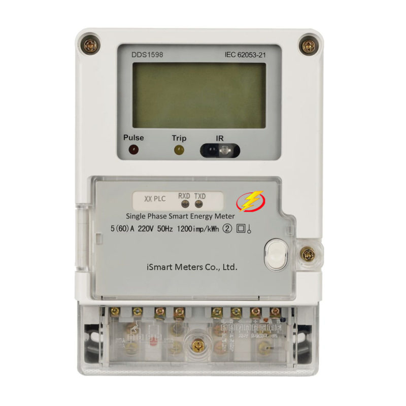 DDS1598 Single Phase Smart Meter with replaceable module