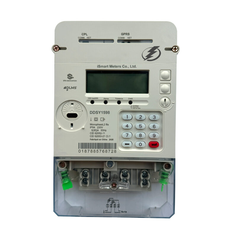 DDSY1598 DLMS Single Phase STS Smart Prepaid Energy Meter – Smart ...